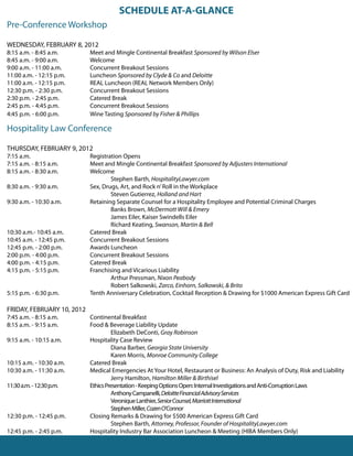 Law conference brochure | PDF