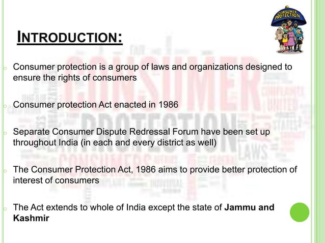 Law consumer protection act | PPT