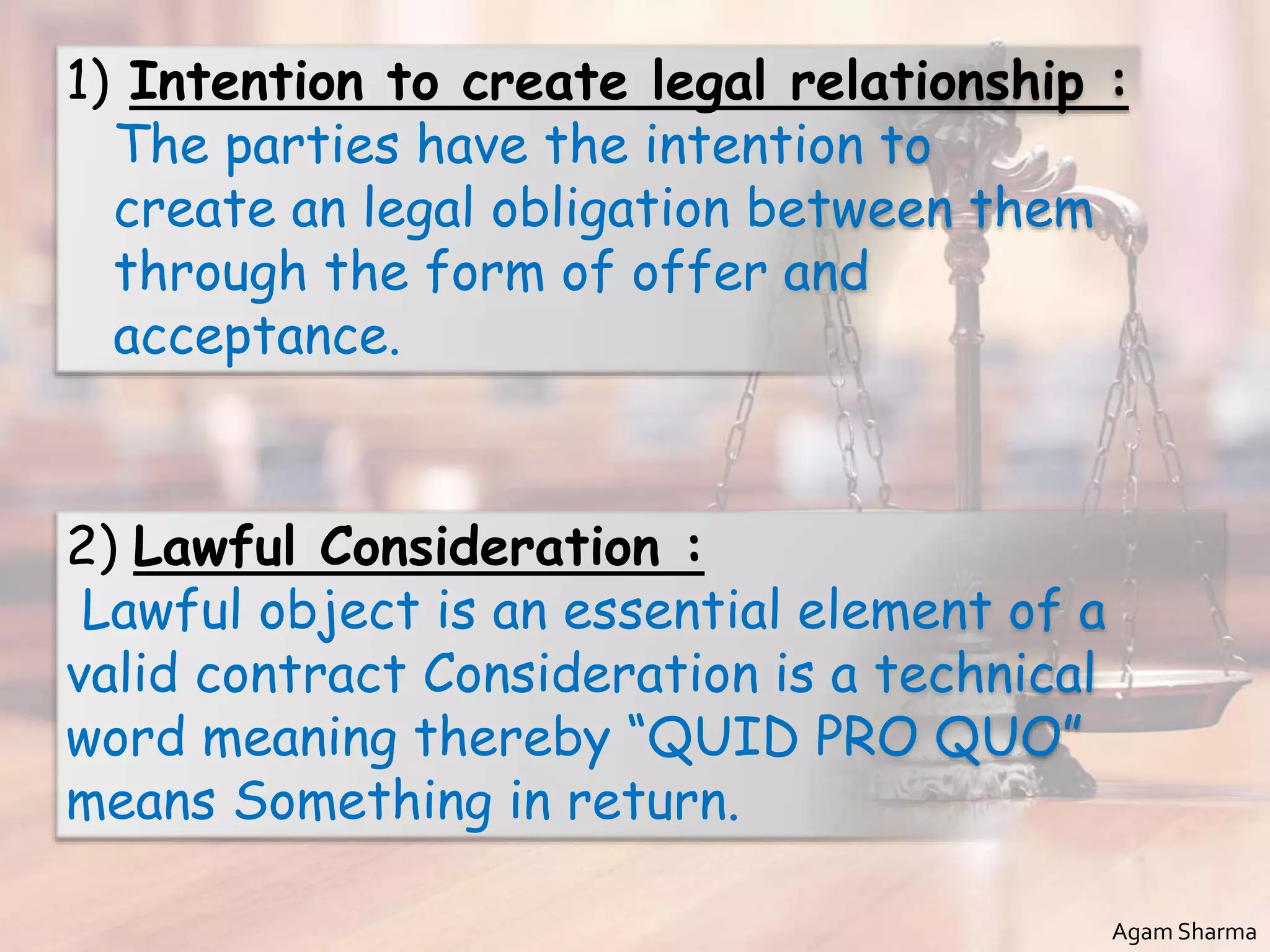 Law contract act And essential elements | PPTX | Law