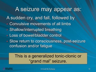 Epilepsy and Seizure Response for Law Enforcement Personnel | PPTX ...
