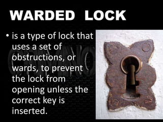 Protective locks and key control | PPTX