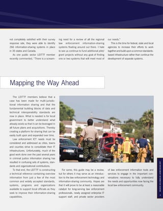 Law Enforcement Information Sharing And The Implications For Local ...