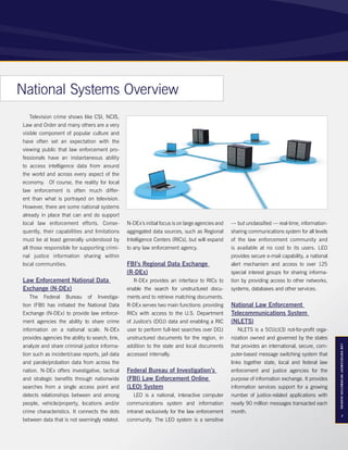 Law Enforcement Information Sharing And The Implications For Local ...