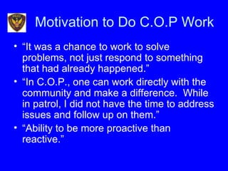 Law Enforcement Job Design For Self Motivation | PPT