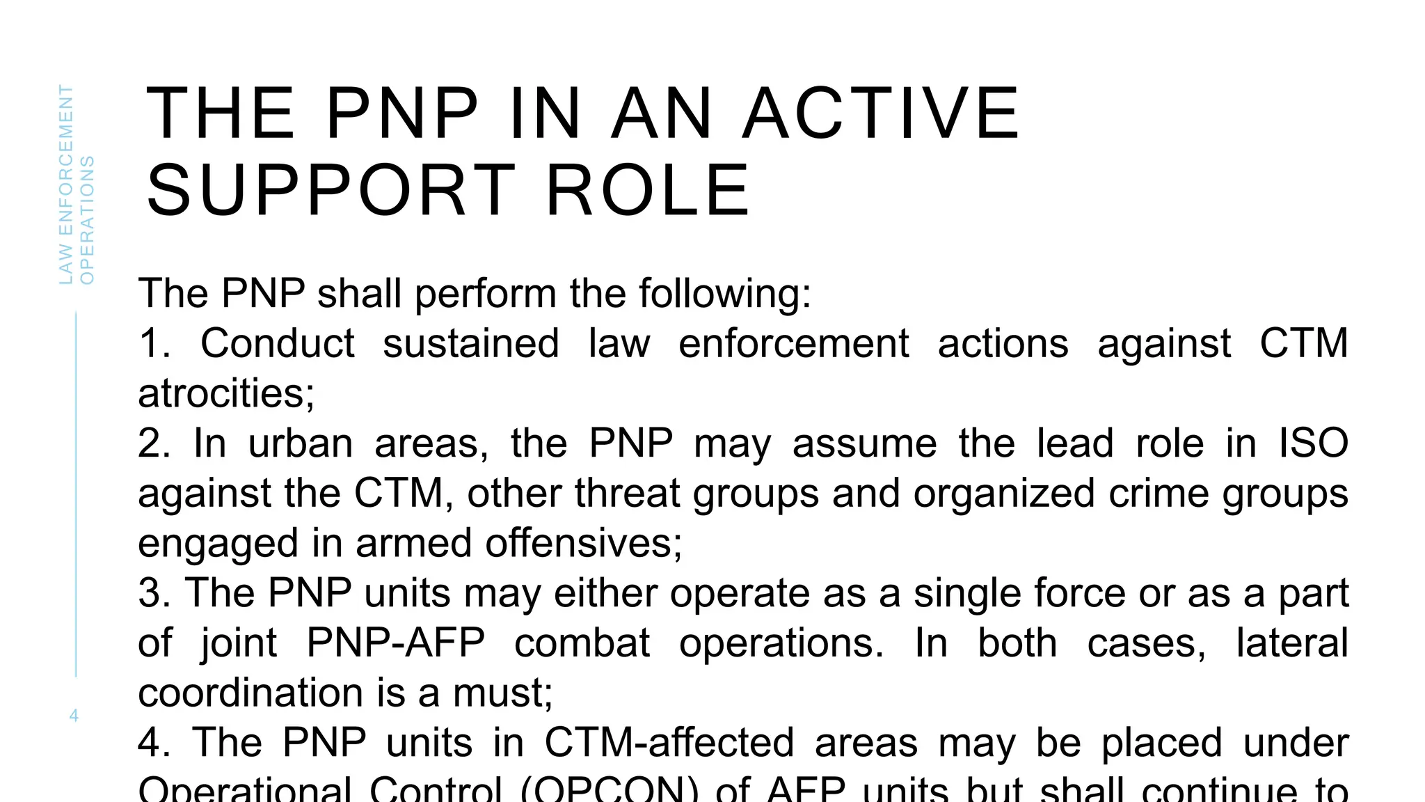 Law Enforcement Operations Operations w/ Crime Mapping | PPTX