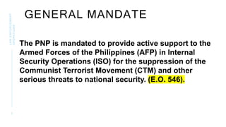 Law Enforcement Operations Operations w/ Crime Mapping | PPTX