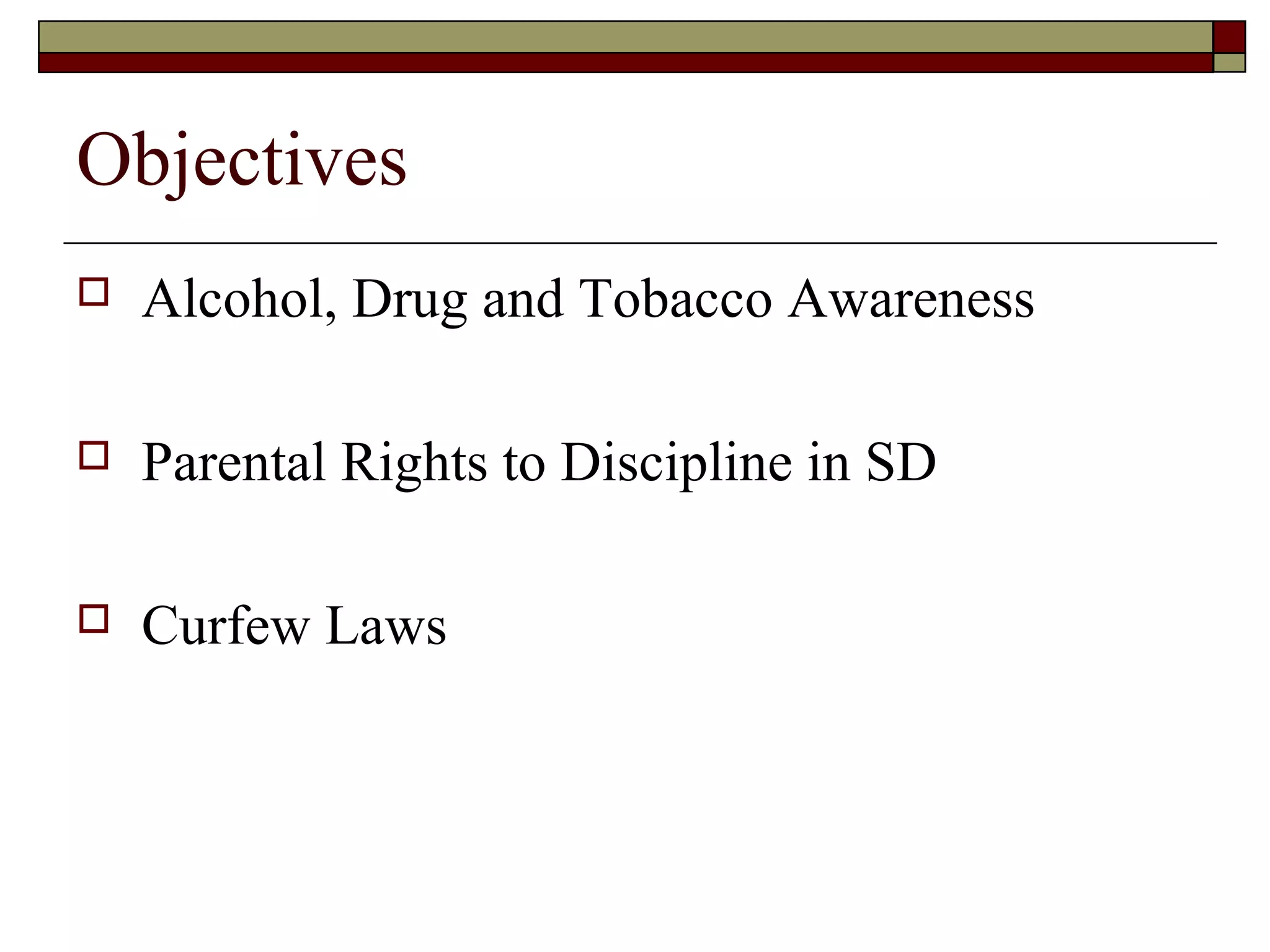 Discipline and Curfew | PPT