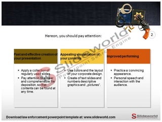 law enforcement powerpoint template - Slide World | PPTX