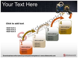 law enforcement powerpoint template - Slide World | PPT