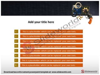 law enforcement powerpoint template - Slide World | PPTX