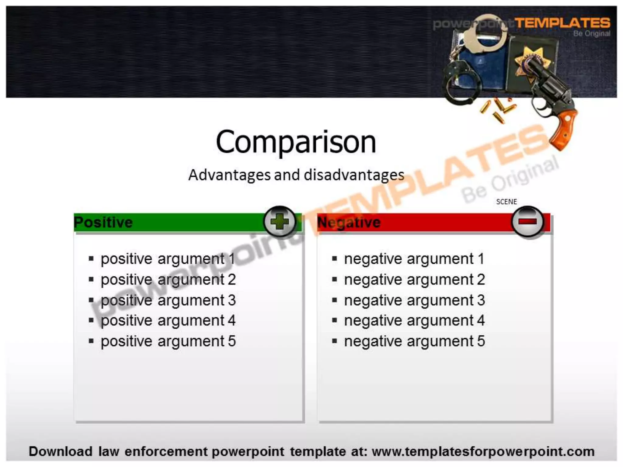 law enforcement powerpoint template - Templates For PowerPoint | PPT ...