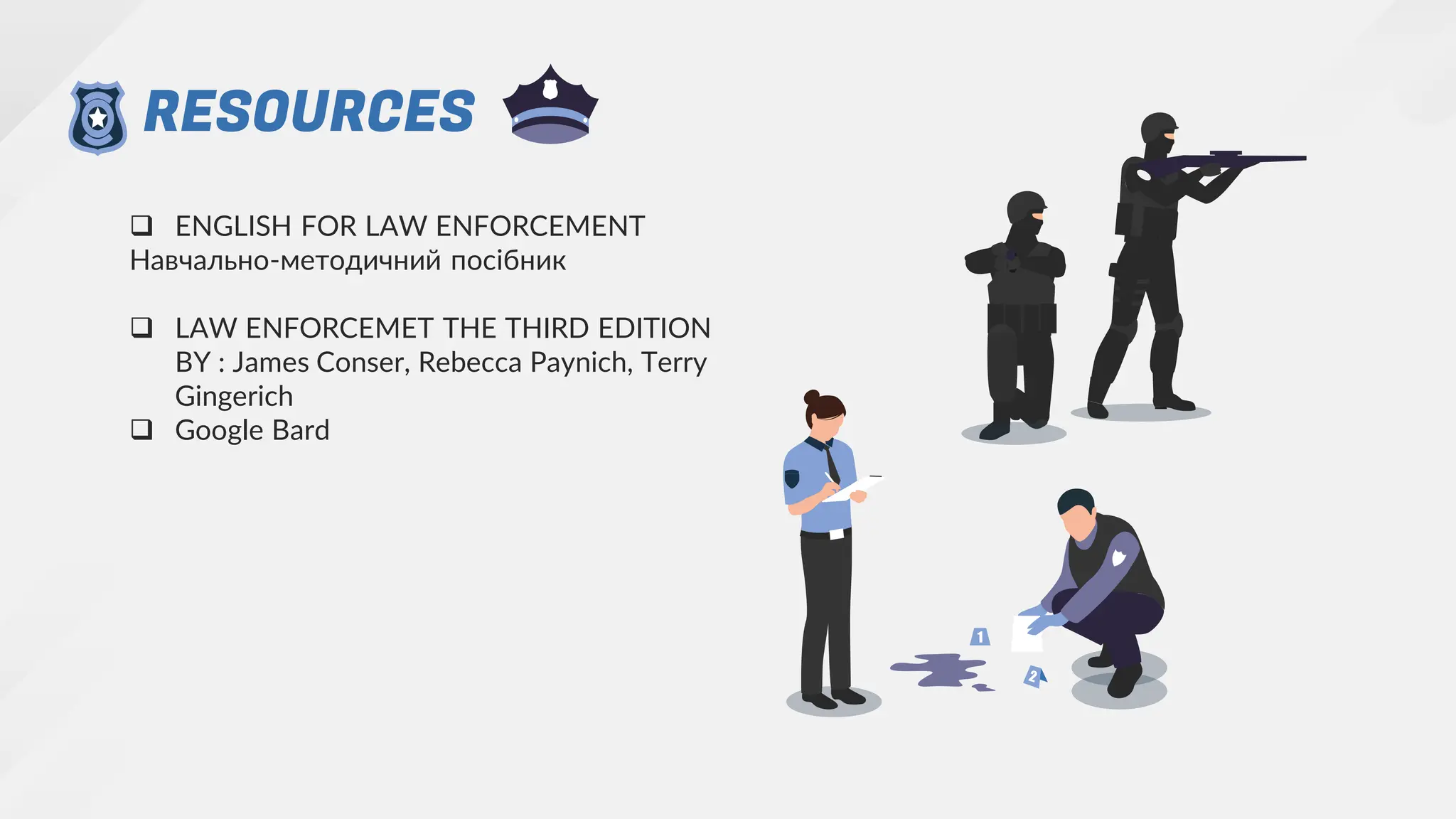 English for law Enforcment positions police | PDF
