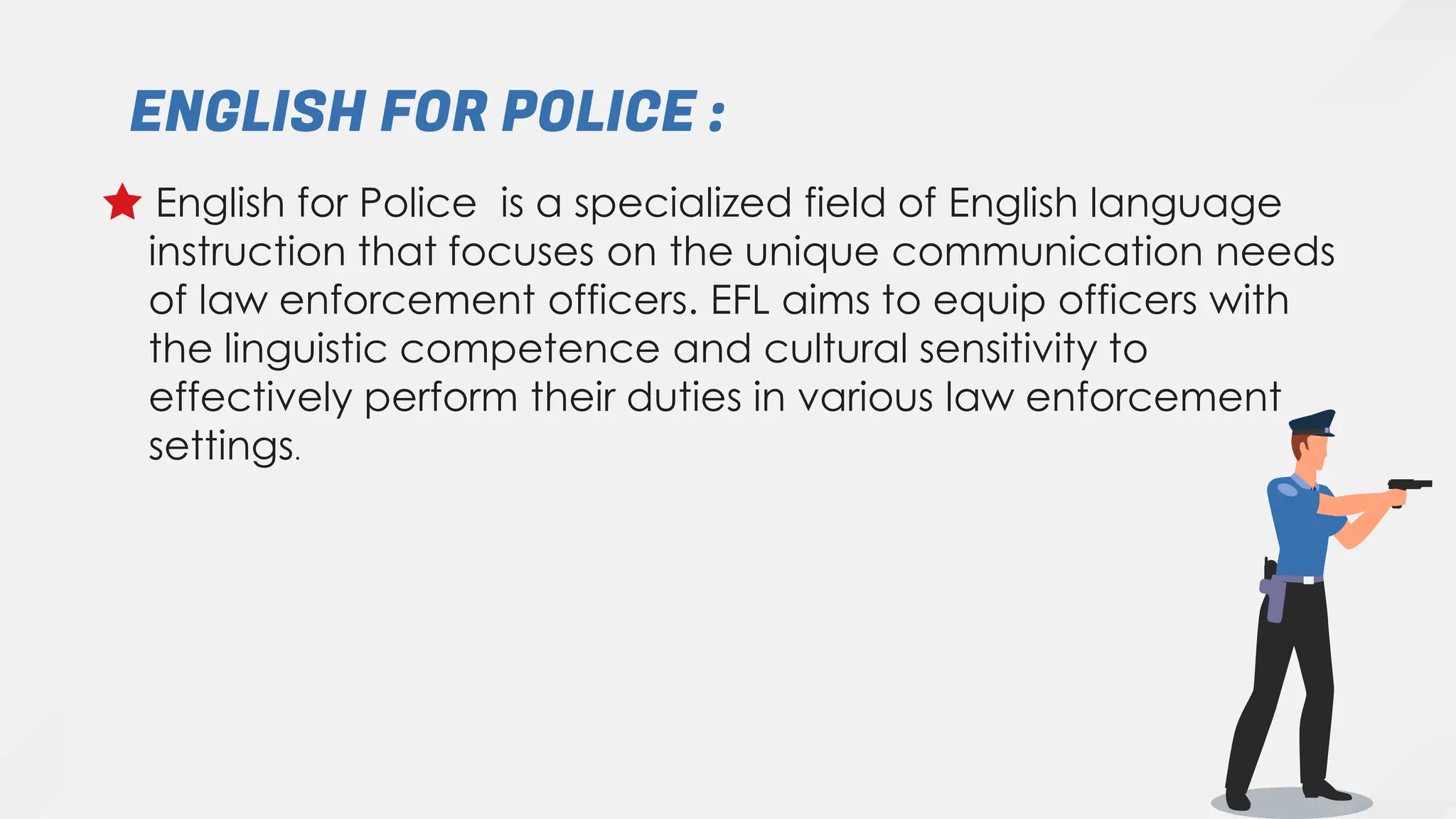 English for law Enforcment positions police | PDF