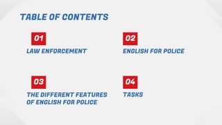 English for law Enforcment positions police | PDF