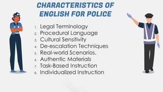 English for law Enforcment positions police | PDF