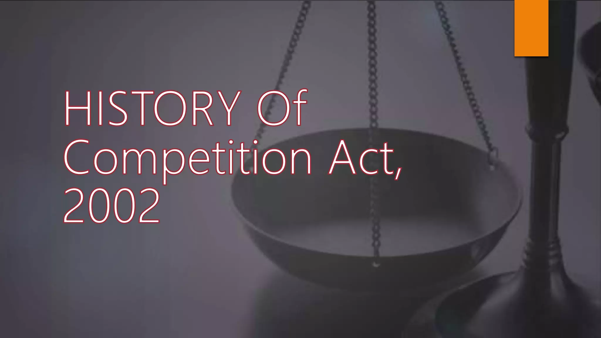 competition act 2002 | PPTX