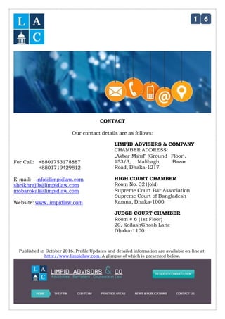Top law firm in Dhaka, Bangladesh (BD) | PDF