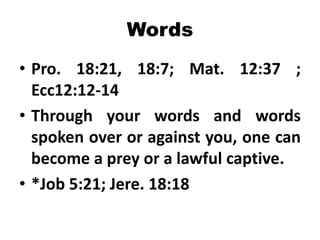 Lawful Captive and the Prey by Pastor Sesan Adesida | PDF