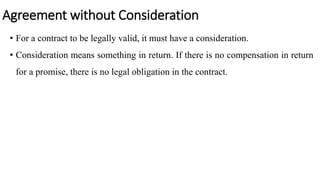 Power point presentation on Lawful Consideration and Object | PPTX