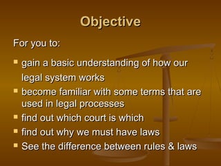 Introduction to Law & Government | PPT