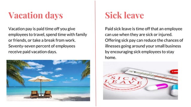 Concepts and types of vacations | PPT