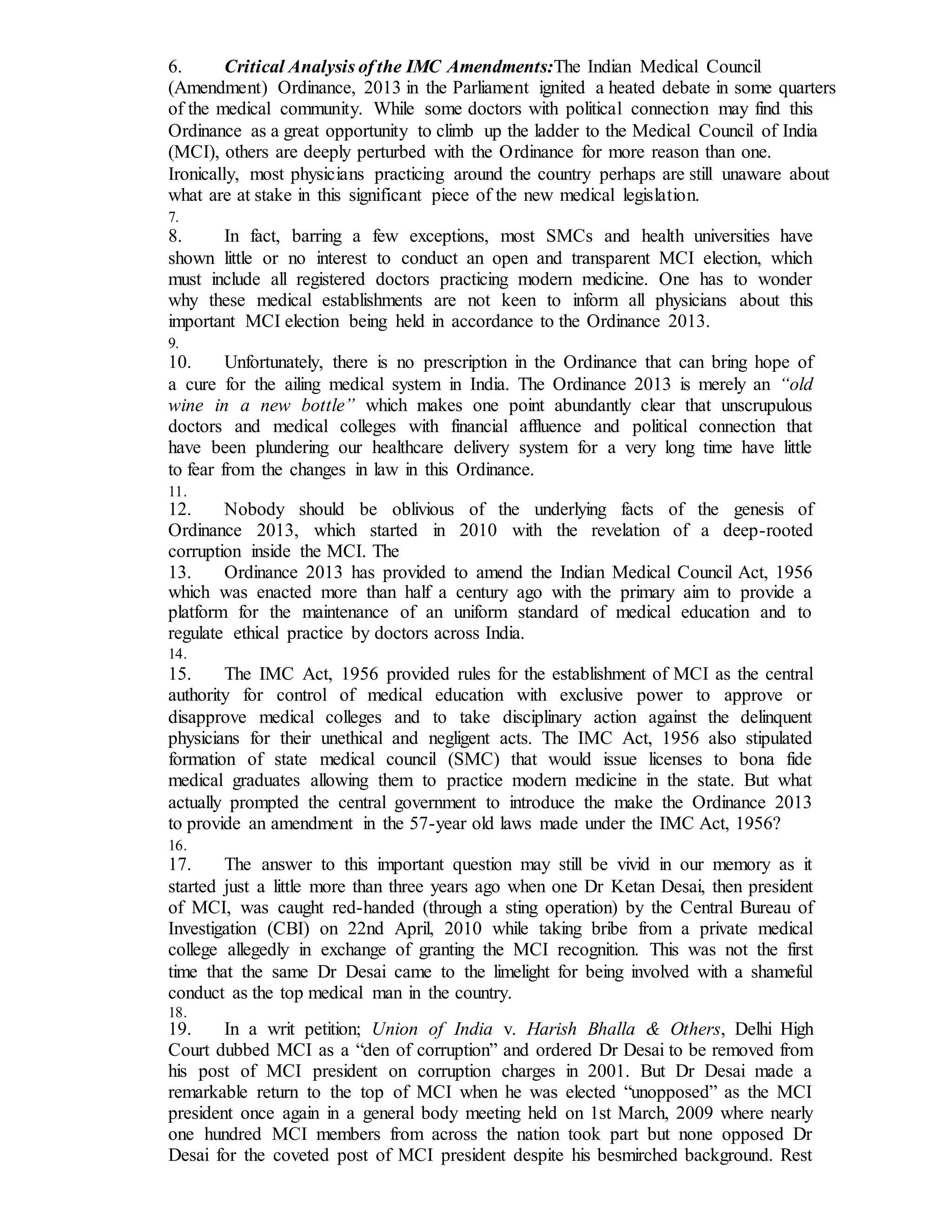 Law in india medico legal | DOCX