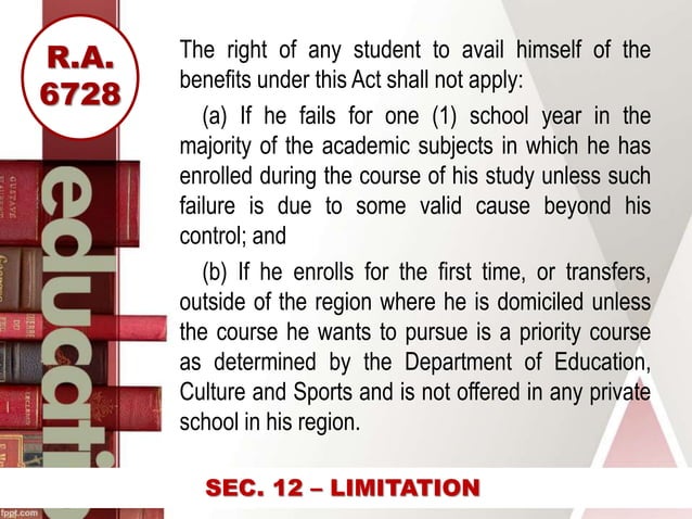 Levie M. Discaya - Comparative Analysis of R.A. 6728 and R.A.8545 ...