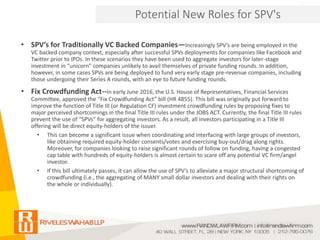 Corporate Structuring and Fundraising for Single Purpose Vehicles | PPTX