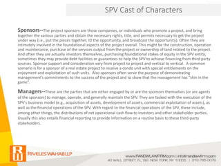 Corporate Structuring and Fundraising for Single Purpose Vehicles | PPT