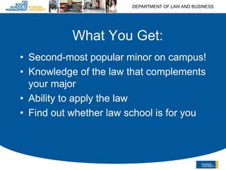 Law Major Minor | PDF