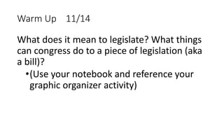 Law making process | PPTX