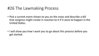 Law making process | PPTX