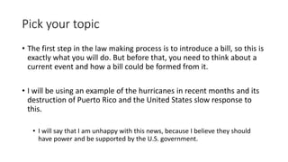 Law making process | PPTX