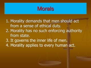 Law & Morality omm | PPTX