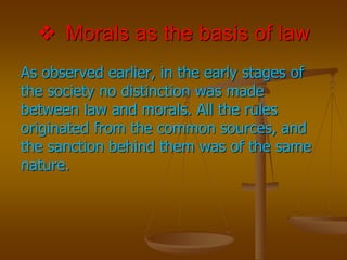 Law & Morality omm | PPTX