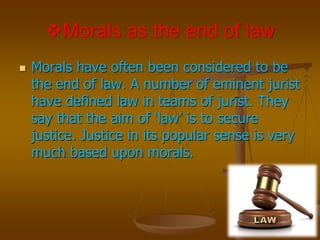 Law & Morality omm | PPTX