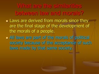 Law & Morality omm | PPTX