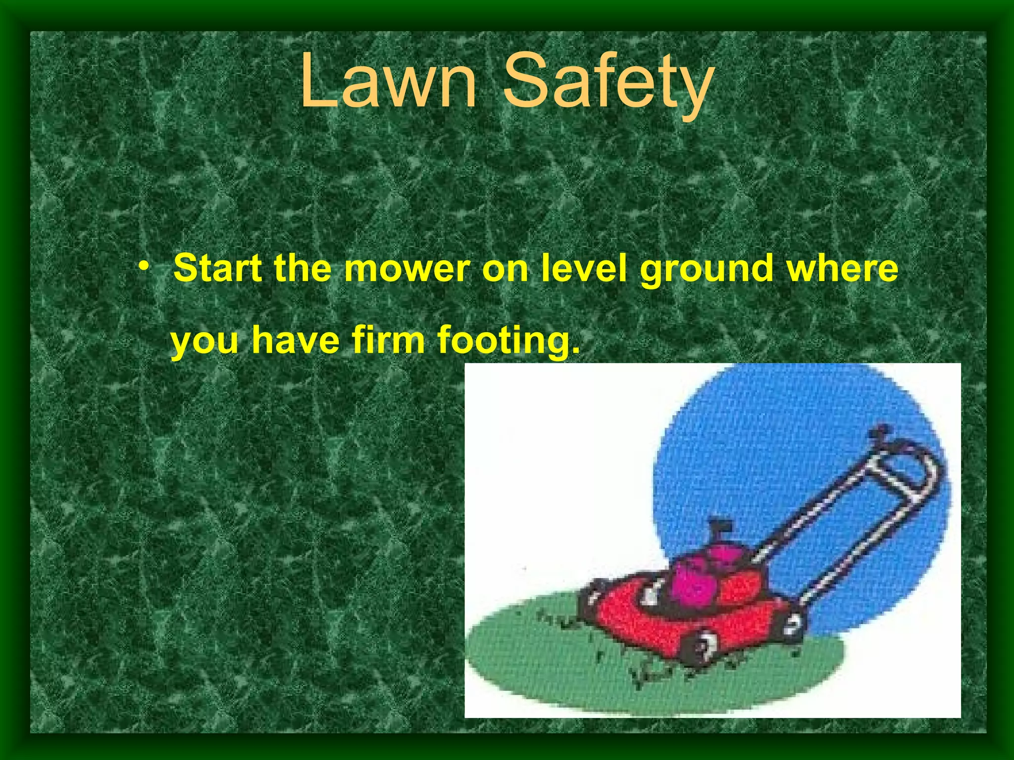 Lawn Mower Safety | PPS