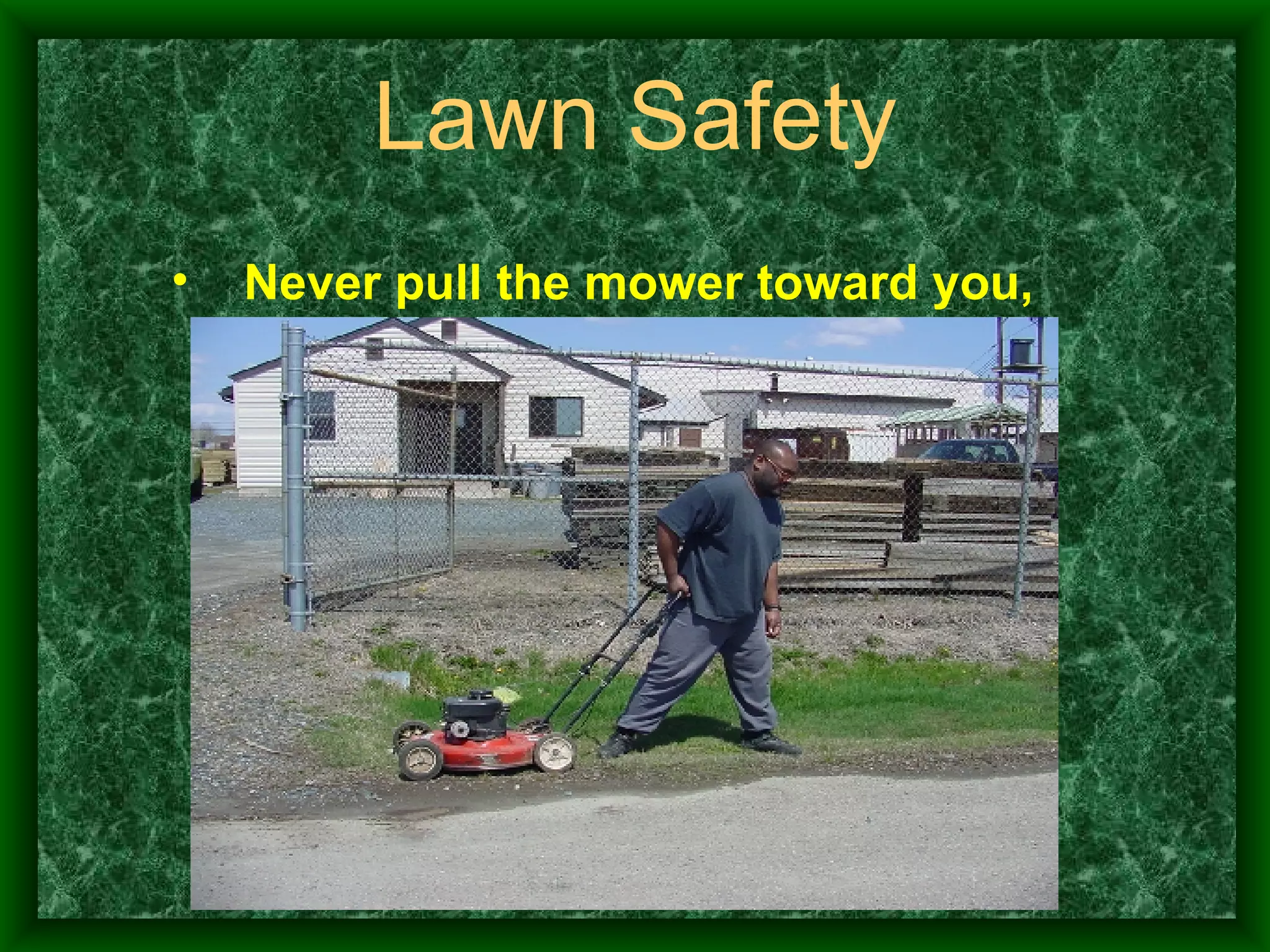 Lawn Mower Safety | PPS
