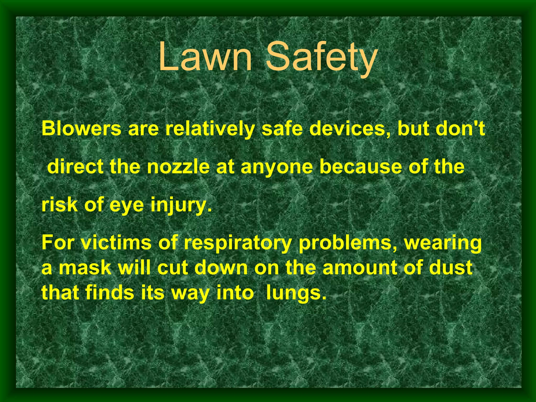 Lawn Mower Safety | PPS