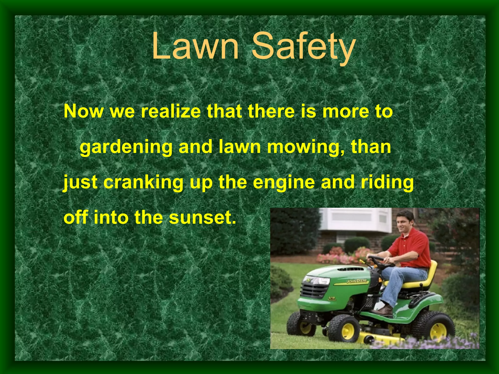 Lawn Mower Safety | PPS