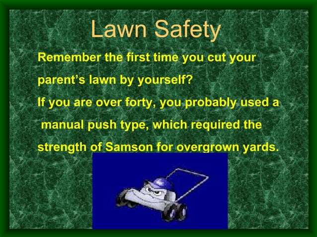 Lawn Mower Safety | PPS | Gardening | Home & Garden