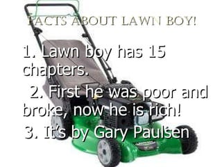 Lawn boy! | PPT | Landscaping | Home & Garden