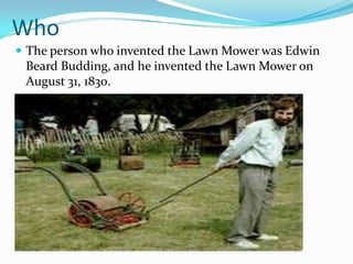 Lawn mower2 | PPT