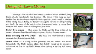 Lawn mower presentation | PPTX