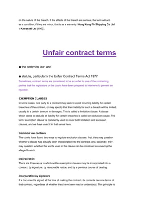 Law notes ( Torts and Contract) | DOCX