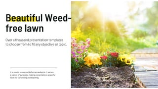 A complete weed control guide | PPT
