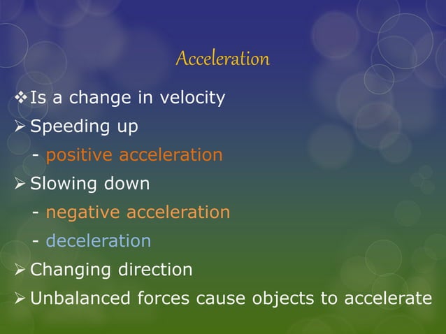 Law of Acceleration.pptx | Physics | Science