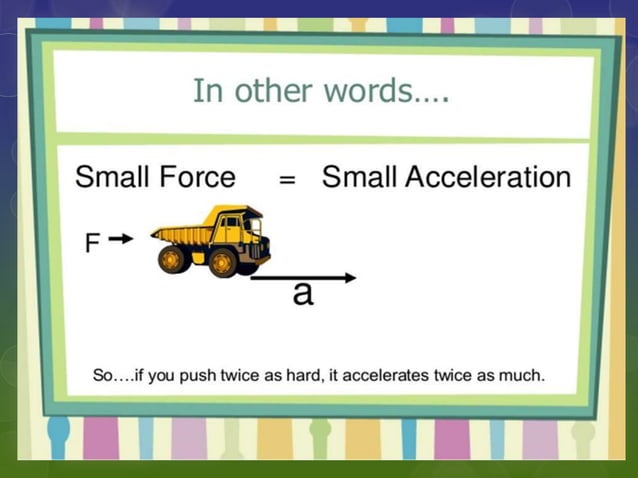 Law of Acceleration.pptx | Physics | Science