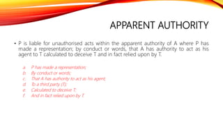 Law of Agency | PPTX